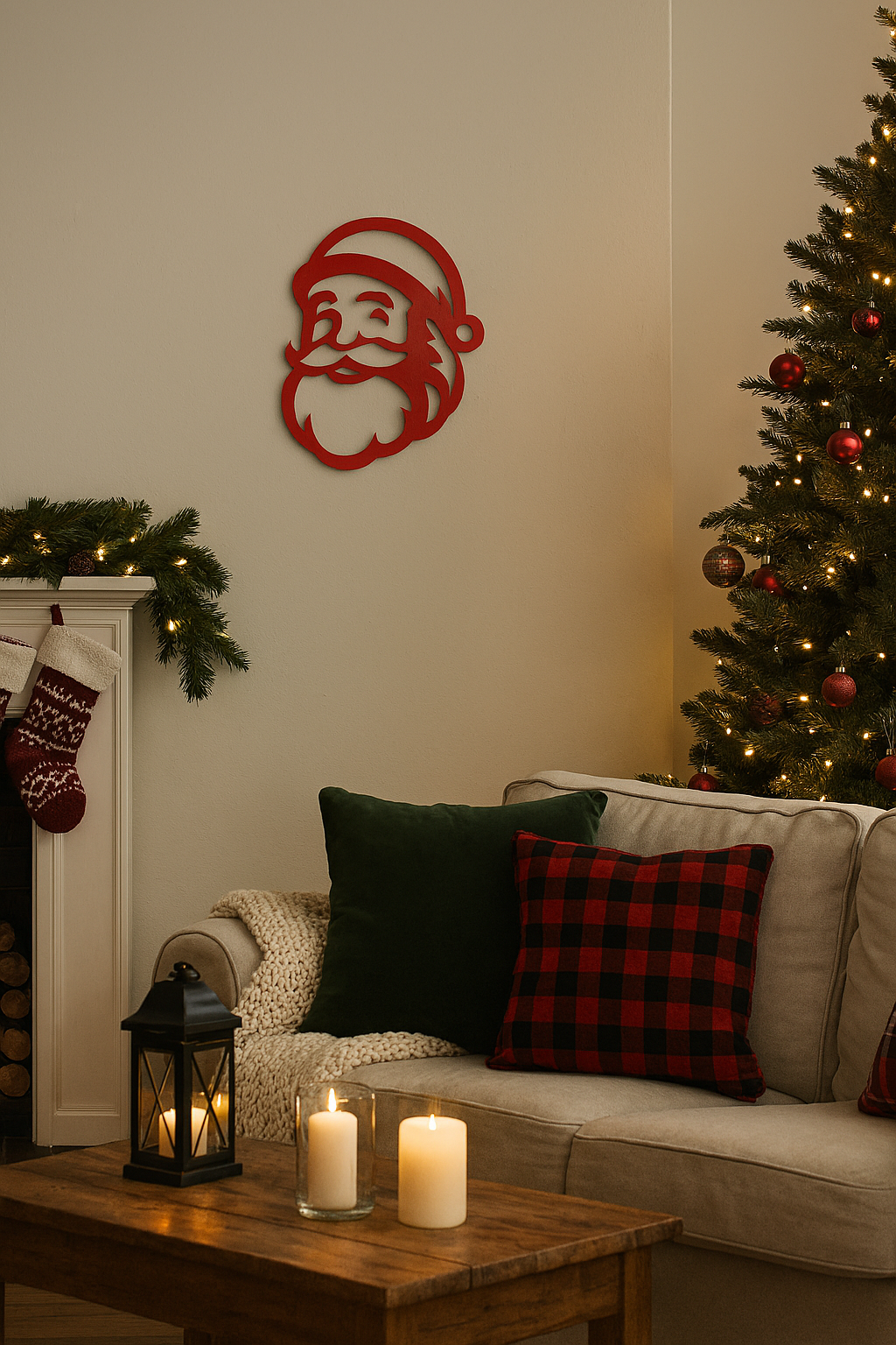 Santa Metal Wall Art – Cotswold Creative Designs
